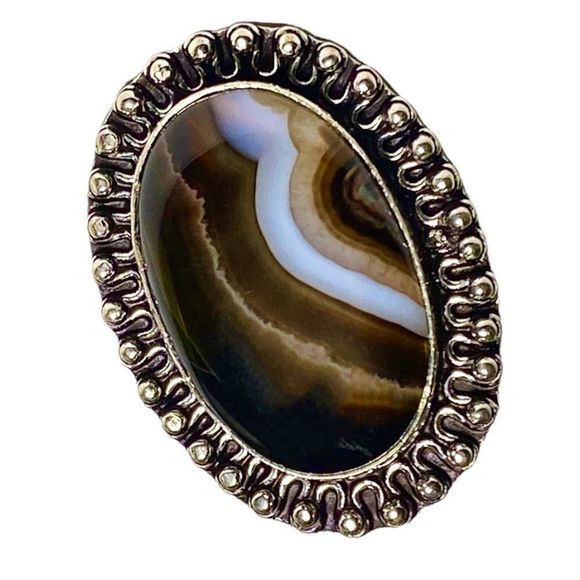 Handmade | Jewelry | Natural Botswanagemstone In A Handmade 925 Stamped ...